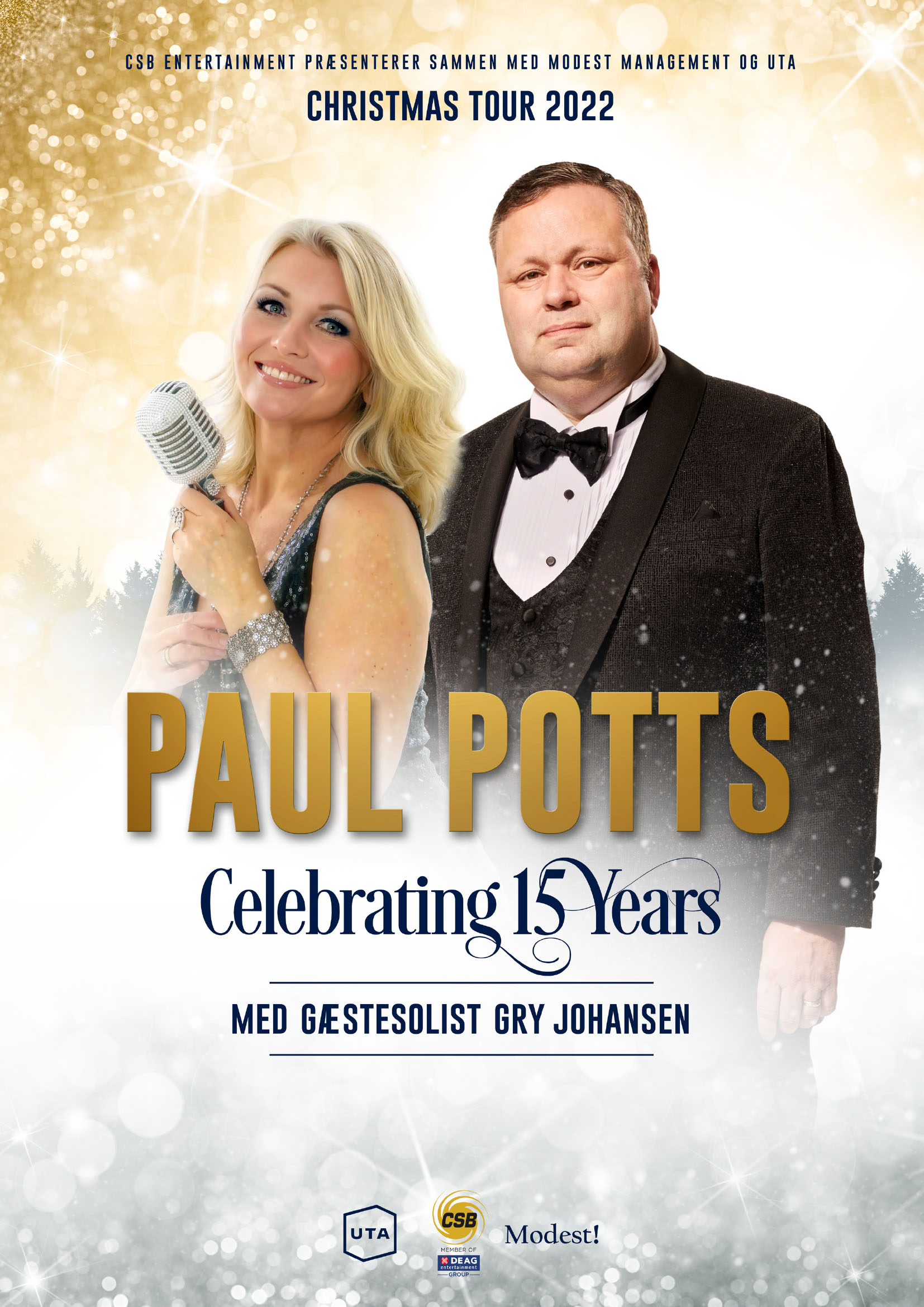 Paul Potts ”Christmas Dreams Tour” med gæstesolist Gry Johansen ...