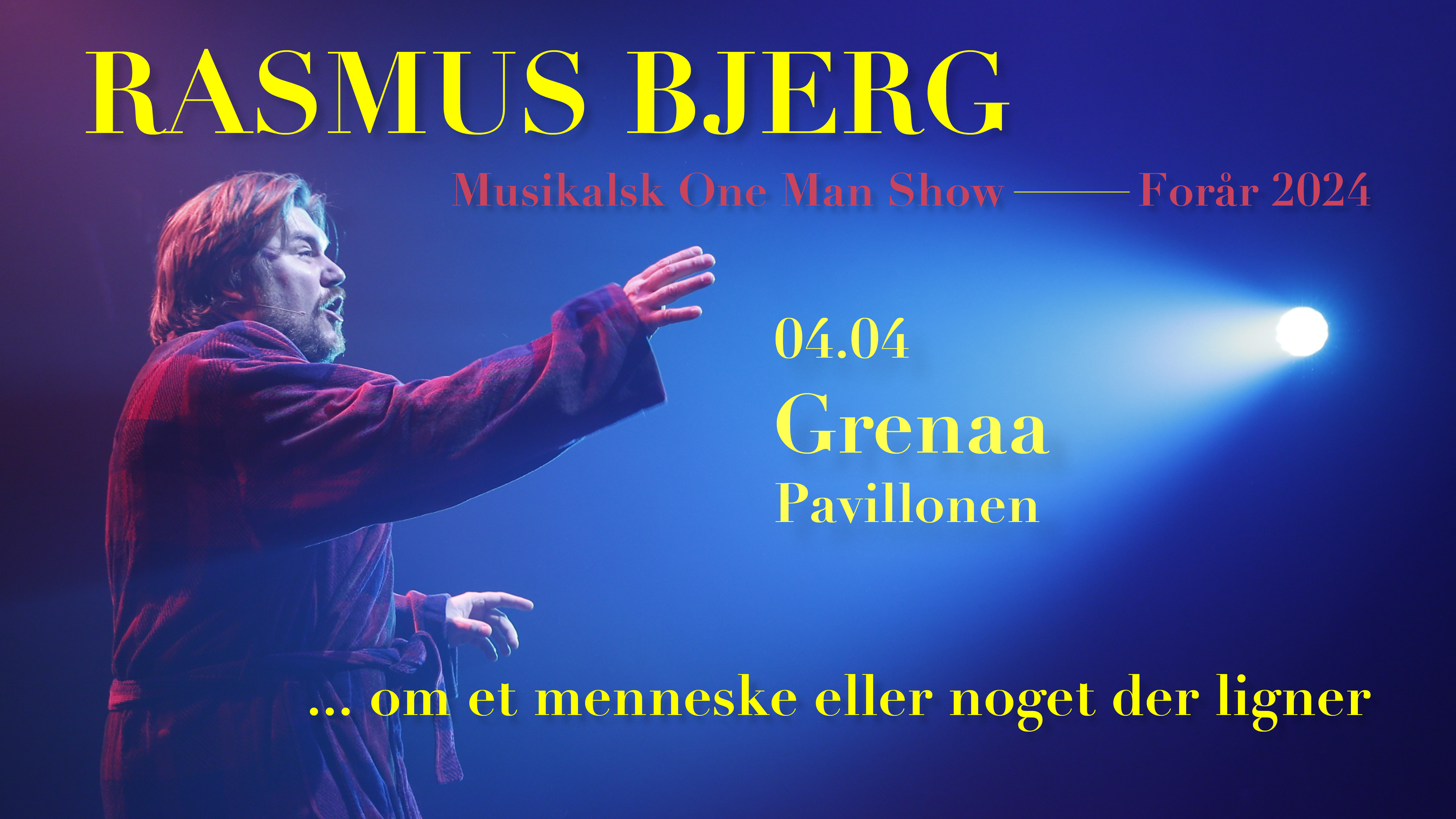 Rasmus Bjerg - One Man Show - Om et menneske eller noget der ligner ...